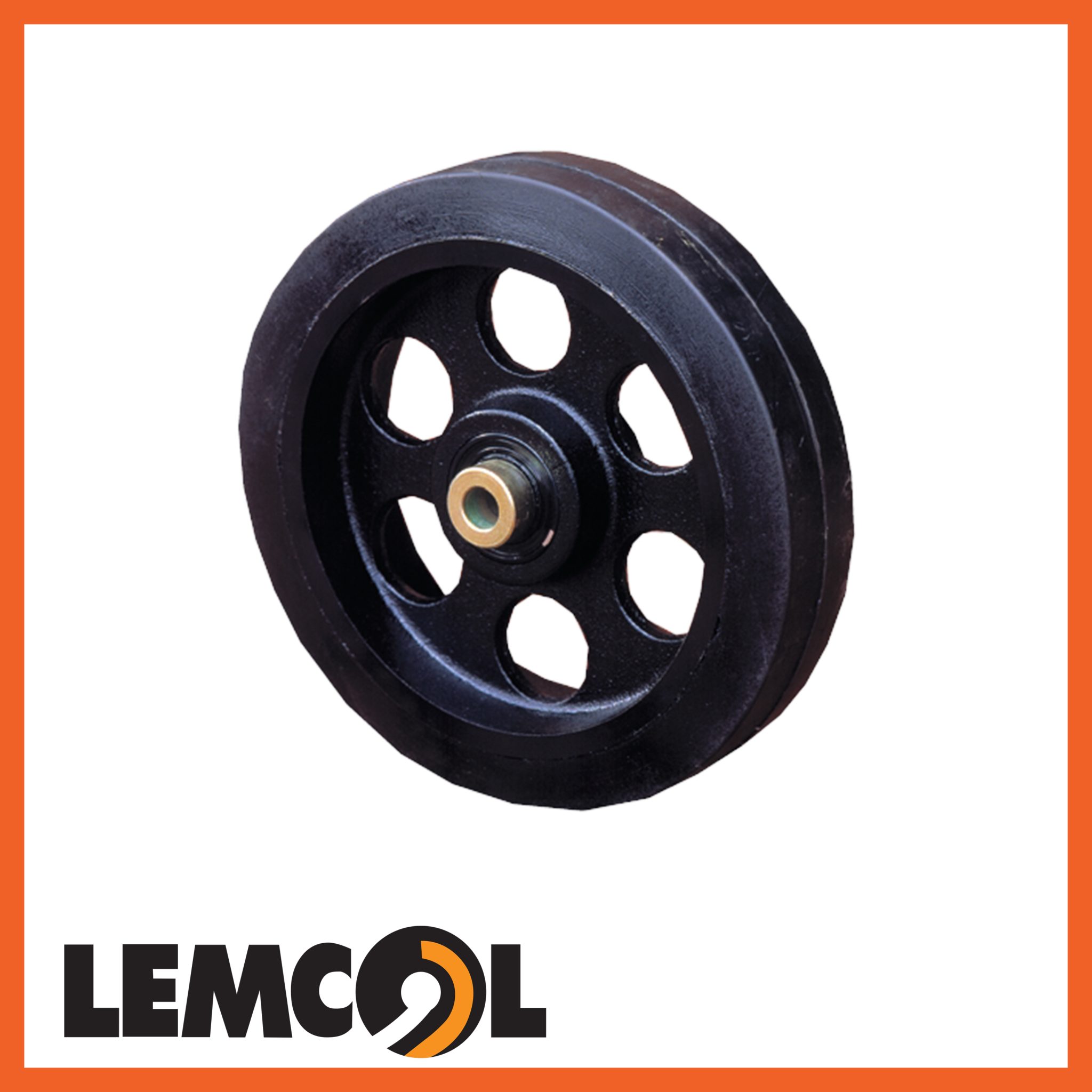 Tyred Rubber Wheels - Lemcol